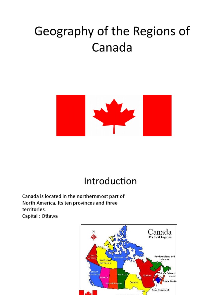 Geography of The Regions of Canada Example For Presentation-2 | PDF ...