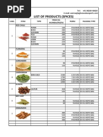Provision Stores Price List: Fresh Vegetable | PDF | Pork | Pickling