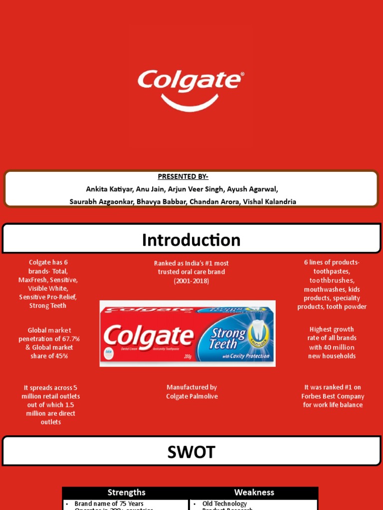 Colgate | PDF | Retail | Marketing