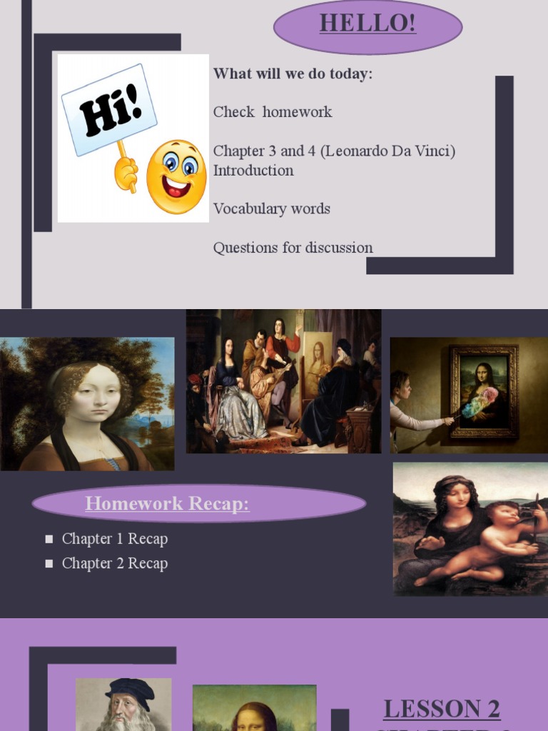 Leonardo Da Vinci: Chapters 3 & 4 Overview | PDF | Leonardo Da Vinci ...