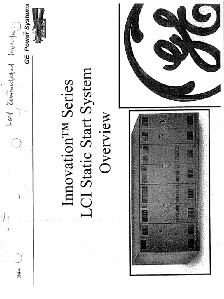 Innovation Series LCI Static Start System Overview | PDF