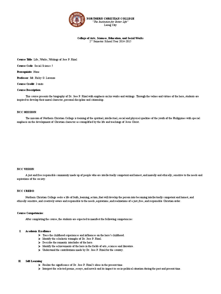 NCC Soc SC 5 Syllabus | PDF