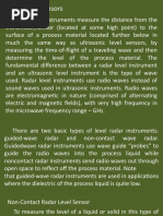 Tank Bridle Level Measurement | PDF | Instrumentation | Radar
