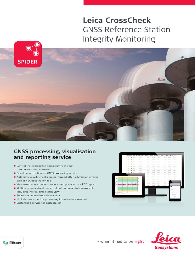Gnss Reference Station Integrity Monitoring: Leica Crosscheck | PDF ...