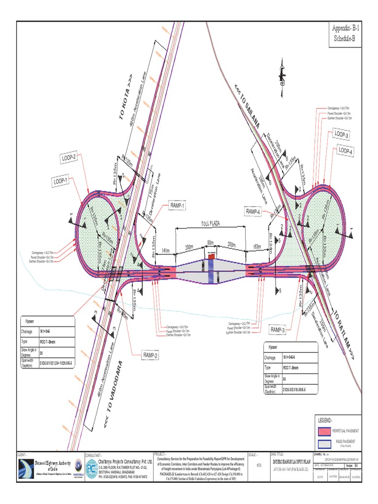 Highway Interchange Layout Plan | PDF | Road Infrastructure | Streets ...