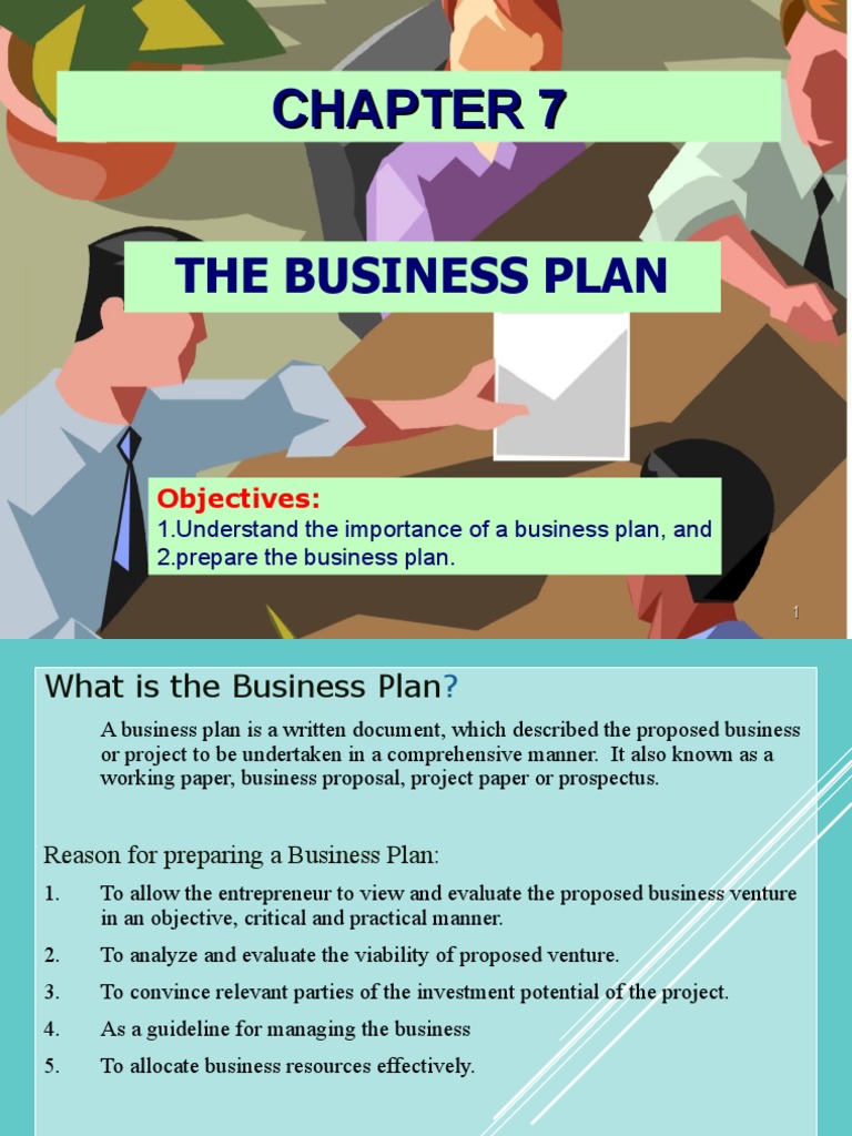Chapter 7 - Business Plan | PDF | Pro Forma | Entrepreneurship