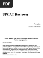 UPCAT Reviewer | PDF | Teaching Mathematics | Equations