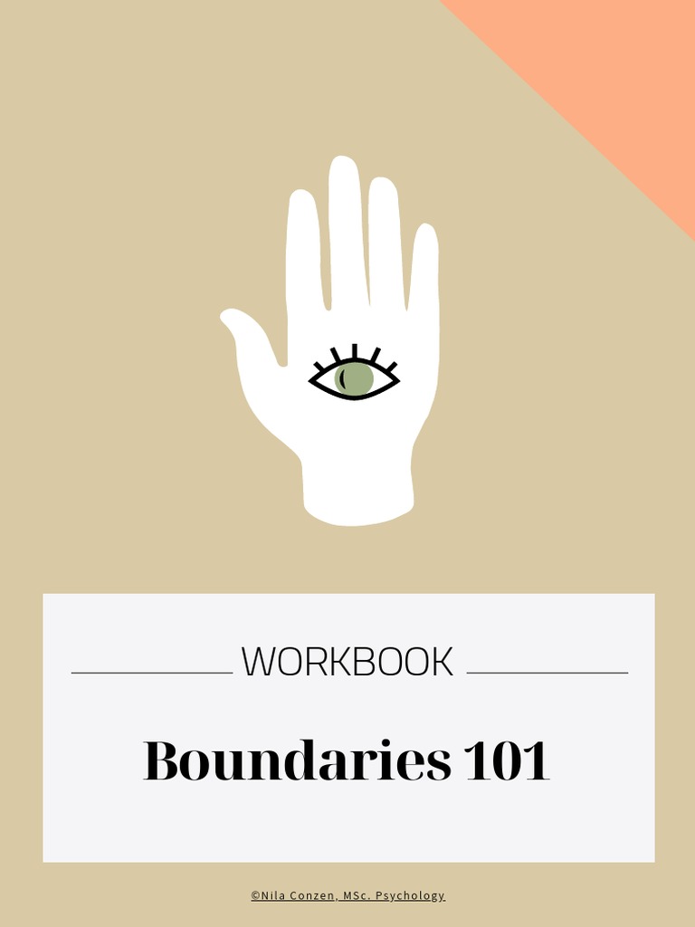 Boundaries 101 Workbook Pdf Psychology Love