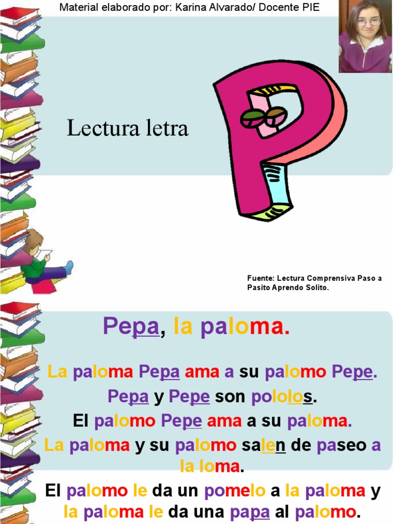 Lectura Letra P | PDF