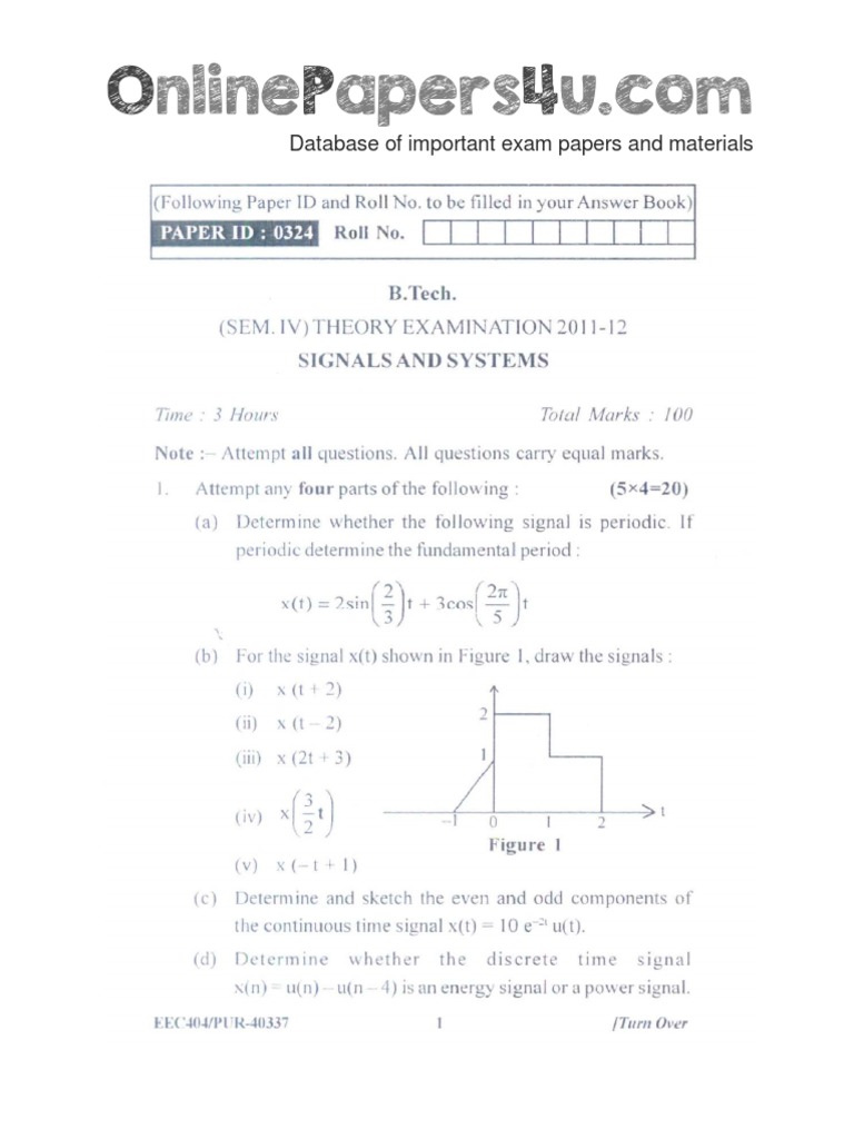 Exam Papers and Materials Database | PDF