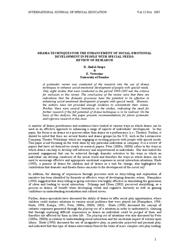 Drama Techniques | PDF | Qualitative Research | Storytelling