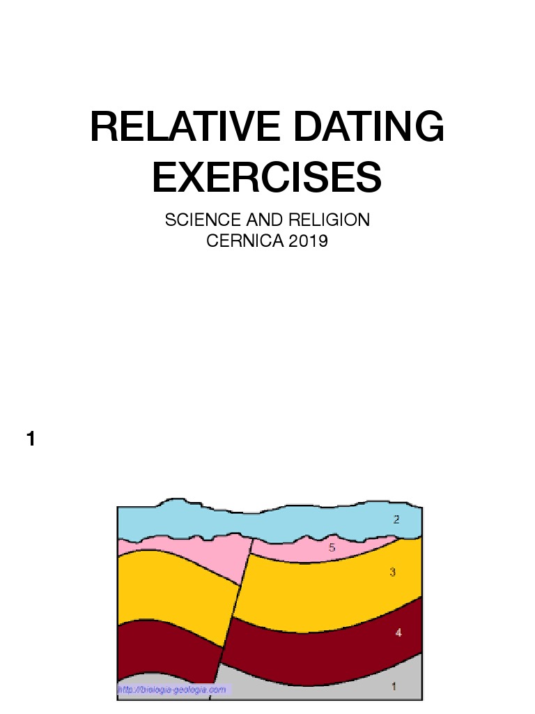 Relative Dating Exercises | PDF
