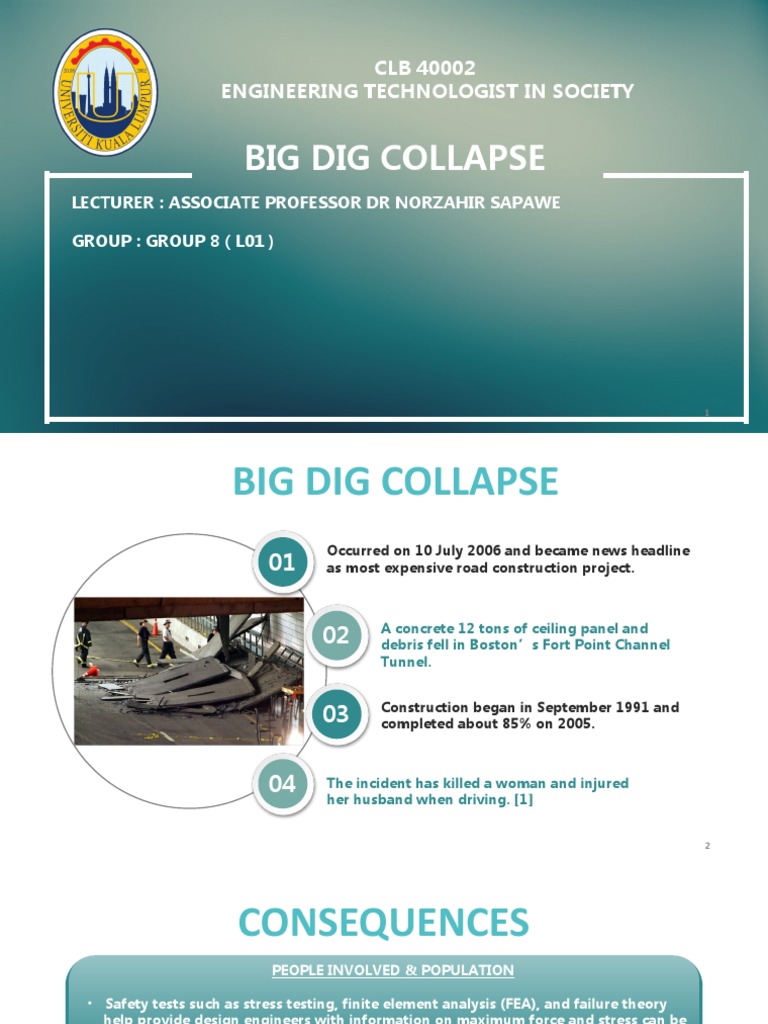 Big Dig Collapse (Group 8) | PDF | Air Pollution | Risk