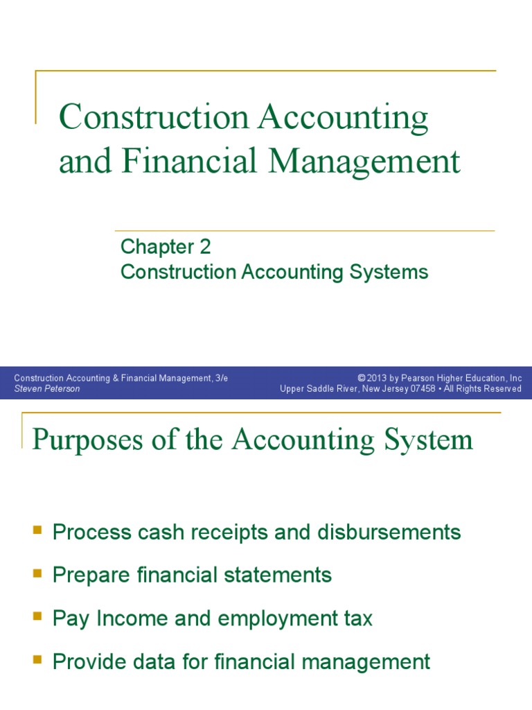 Chapter 02 - Construction Accounting Systems | PDF | Expense | Balance ...