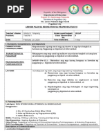 Esp 10 Lesson Plan 2023 | PDF