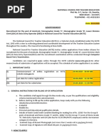 Tesda Letter of Intent | PDF | Educational Stages | Vocational Education