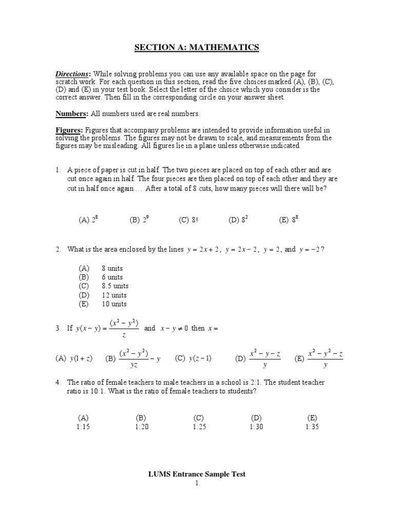 Sample - Lcat Lums | PDF