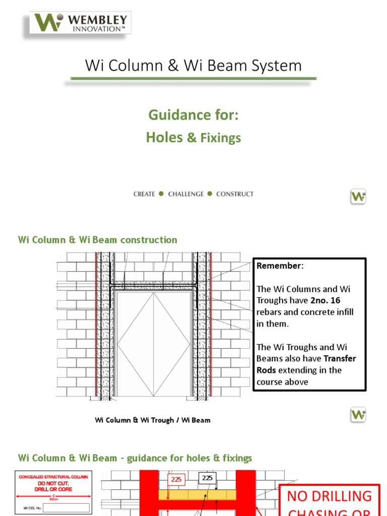Wi System Fixing Guidance | PDF | Economic Sectors | Building Materials