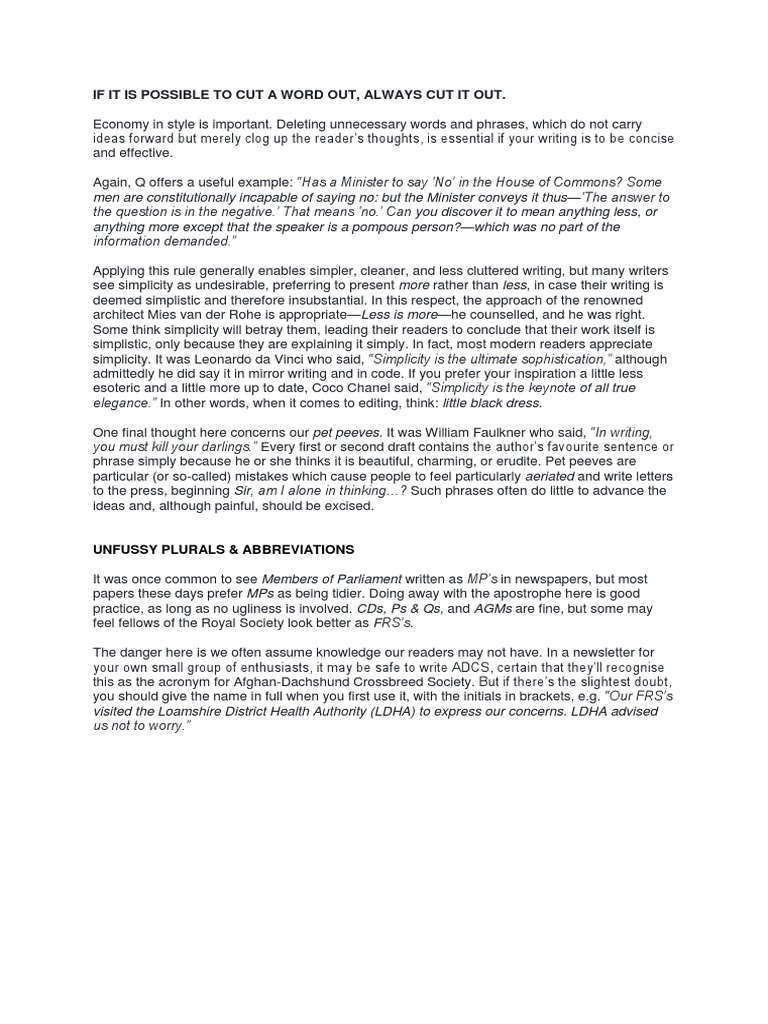 On George Orwell's Six Rules of Writing | PDF