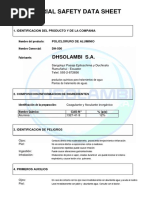 Hoja - de - Seguridad Pac (Policloruro de Aluminio) | PDF | Aluminio | Potasio