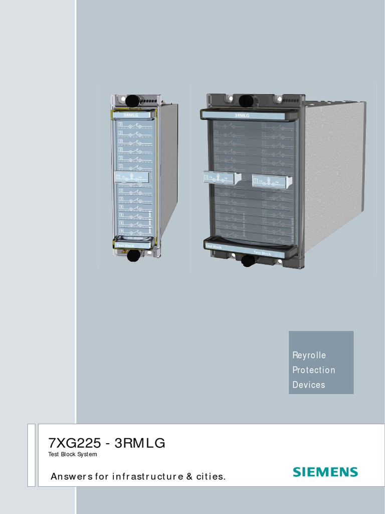 7XG225 3RMLG Test Block System Catalogue Sheet PDF | PDF | Ac Power ...