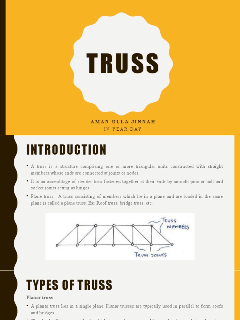 Truss | PDF | Truss | Structural Engineering