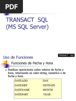Manejo de Fechas en Visual Fox Pro | PDF | Servidor SQL de Microsoft | Tabla (base de datos)