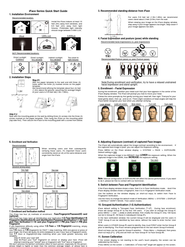 Iface Series Quick Start Guide V1 - 0 PDF | PDF | Authentication ...