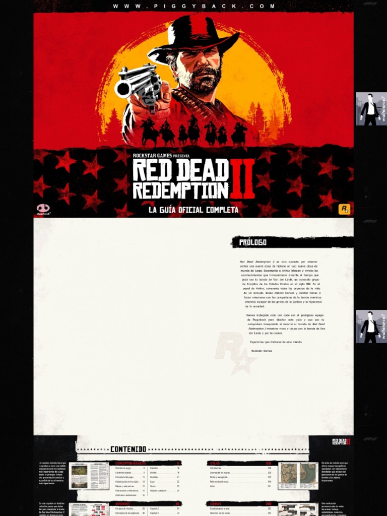Red Dead Redemption 2 GUIA de Juego ESPAÑOL RDR2 PDF Descarga Gratis by ...