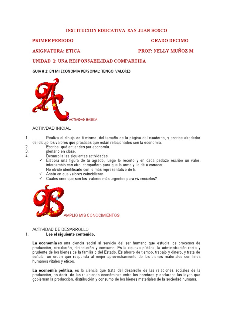 Guias Etica Decimo 2015 | PDF | Abuso infantil | Justicia
