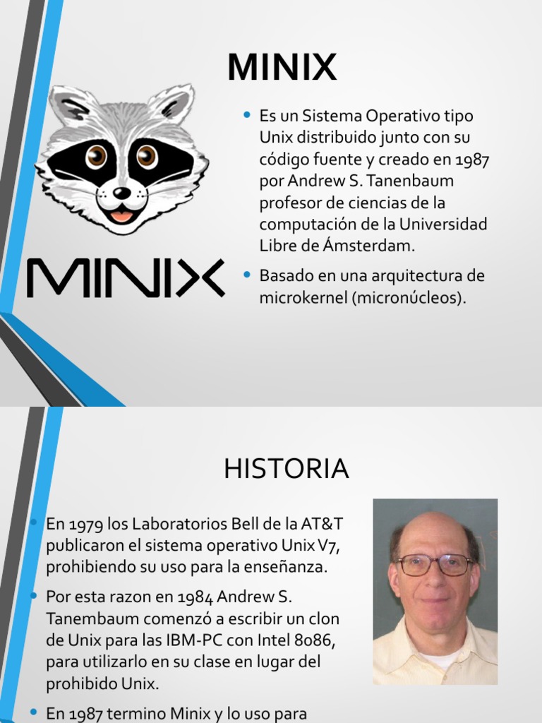 MINIX | PDF | Arquitectura de Computadores | Informática