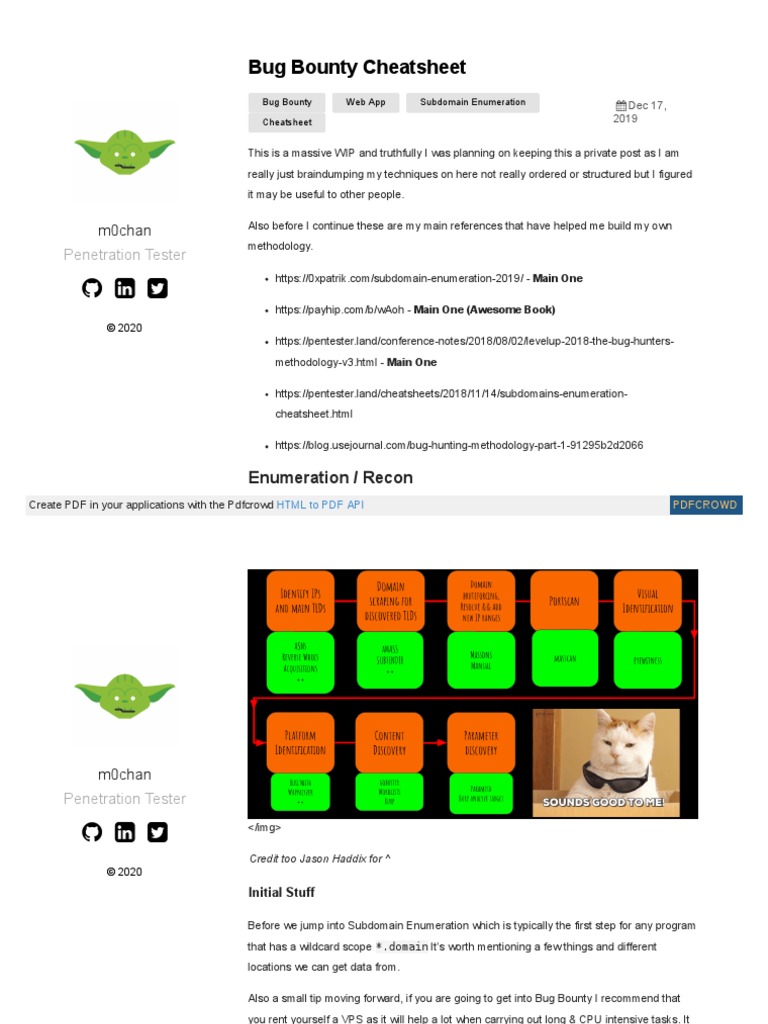 Bug Bounty Cheatsheet | PDF | Domain Name System | World Wide Web