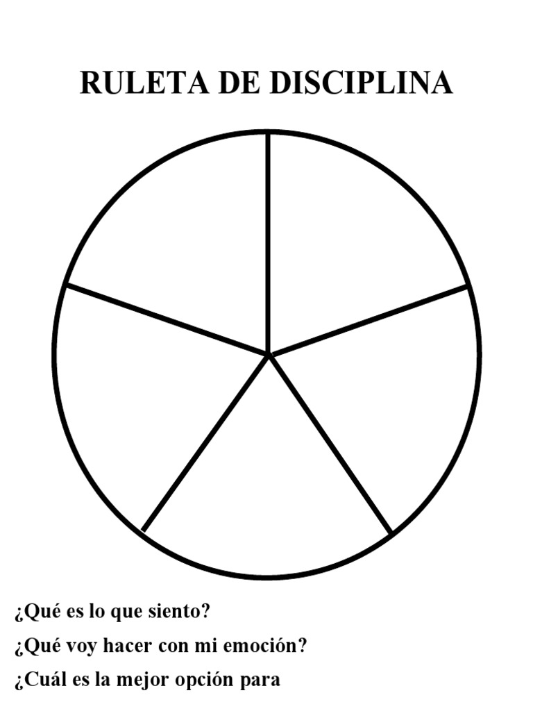 Plantilla (Ruleta de Disciplina) | PDF