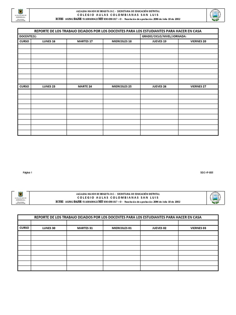 Circular 005 de La SED Bogotá Del 15-3-2020 PDF | PDF