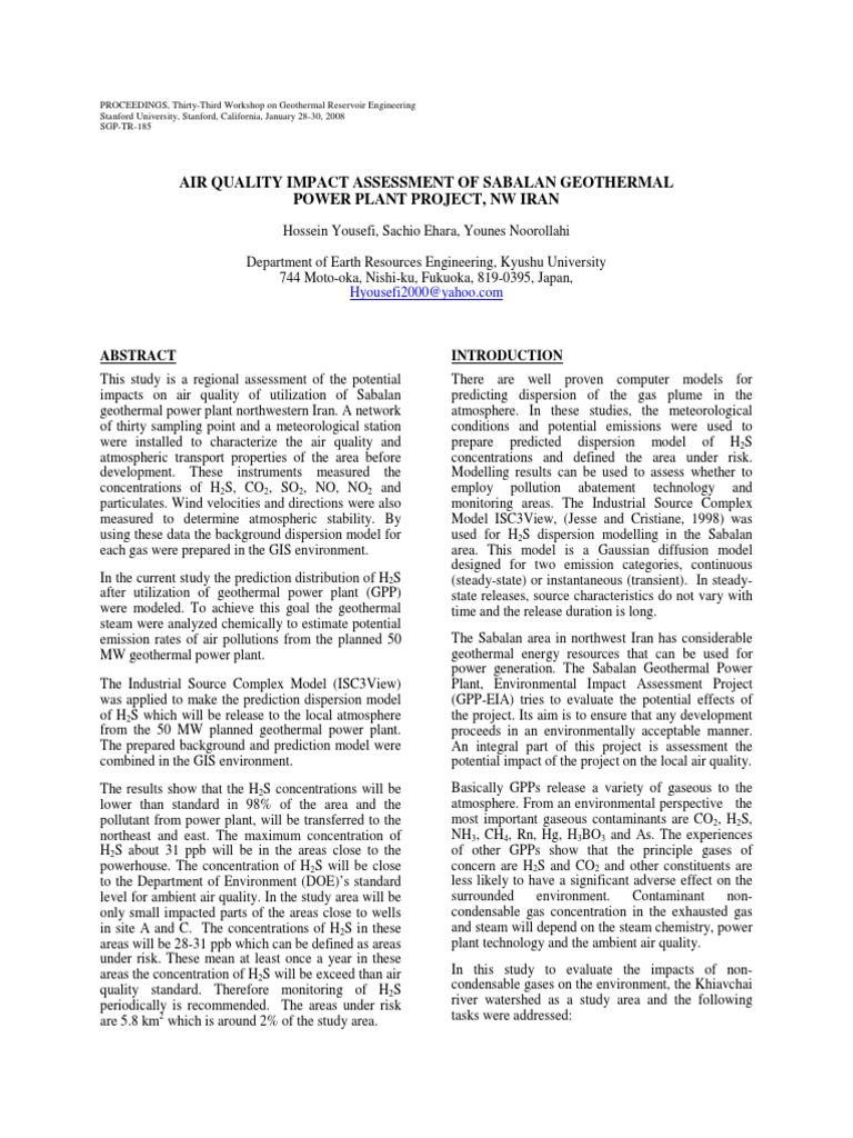 Air Pollution Mapping Using GIS Application | PDF | Air Pollution ...
