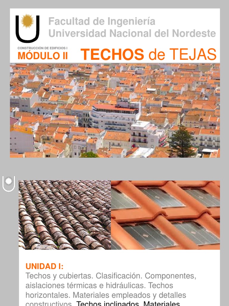 1 - 2 Techos Inclinados Tejas PDF | PDF | Elementos arquitectónicos | Diseño arquitectonico