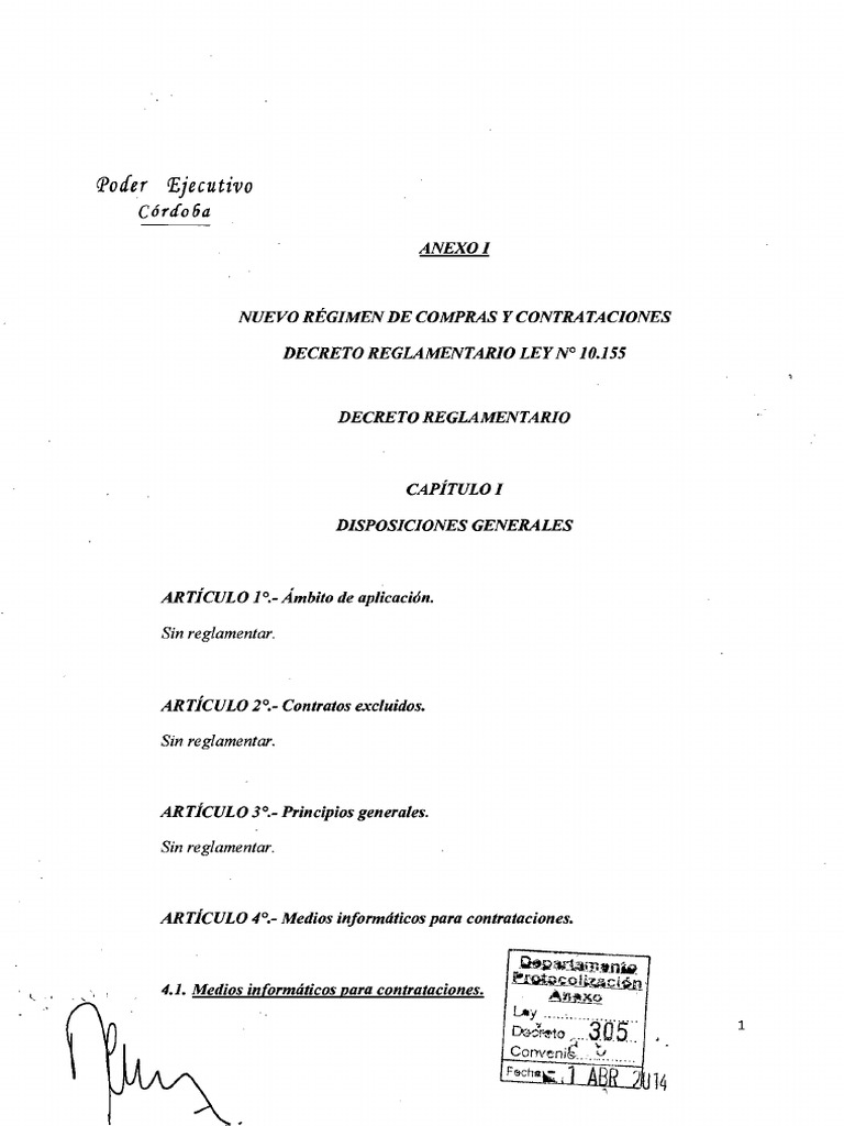 Decreto # 305-14 PDF | PDF | Subasta | Seguridad de información