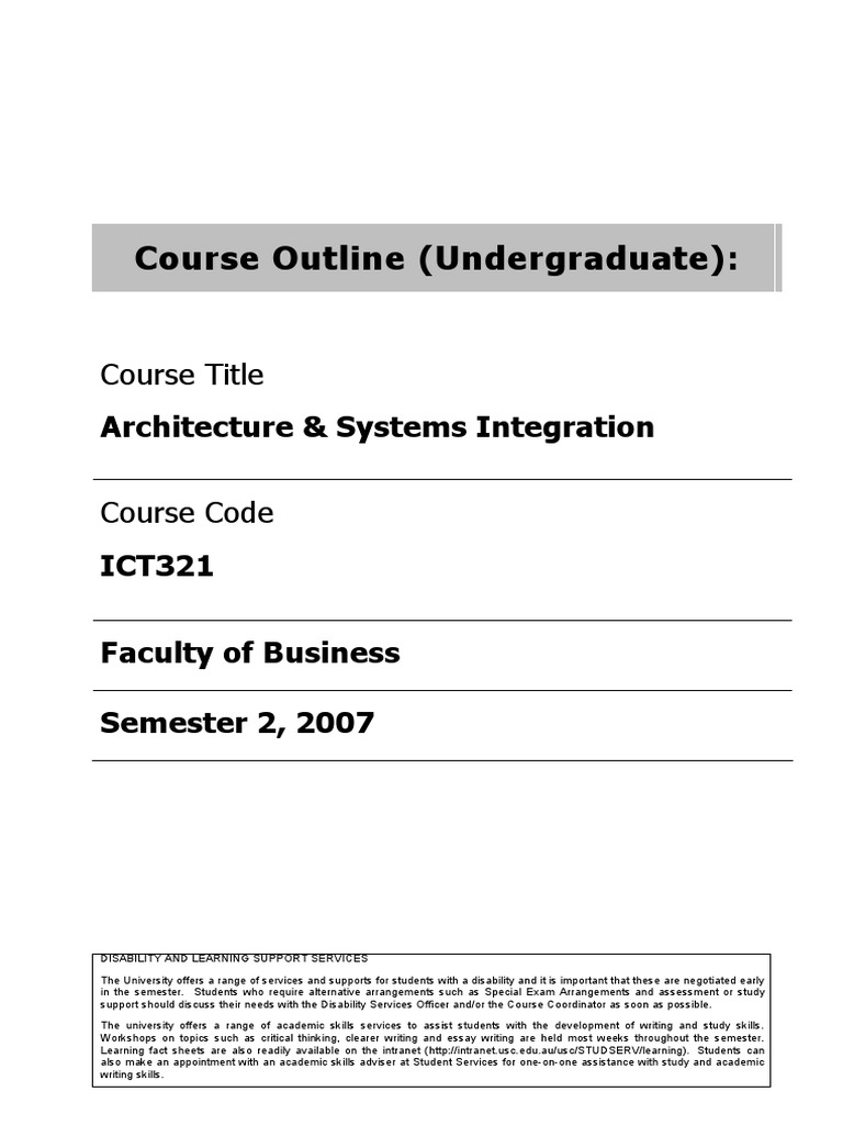 ICT321 Architecture and Systems | PDF | Service Oriented Architecture ...