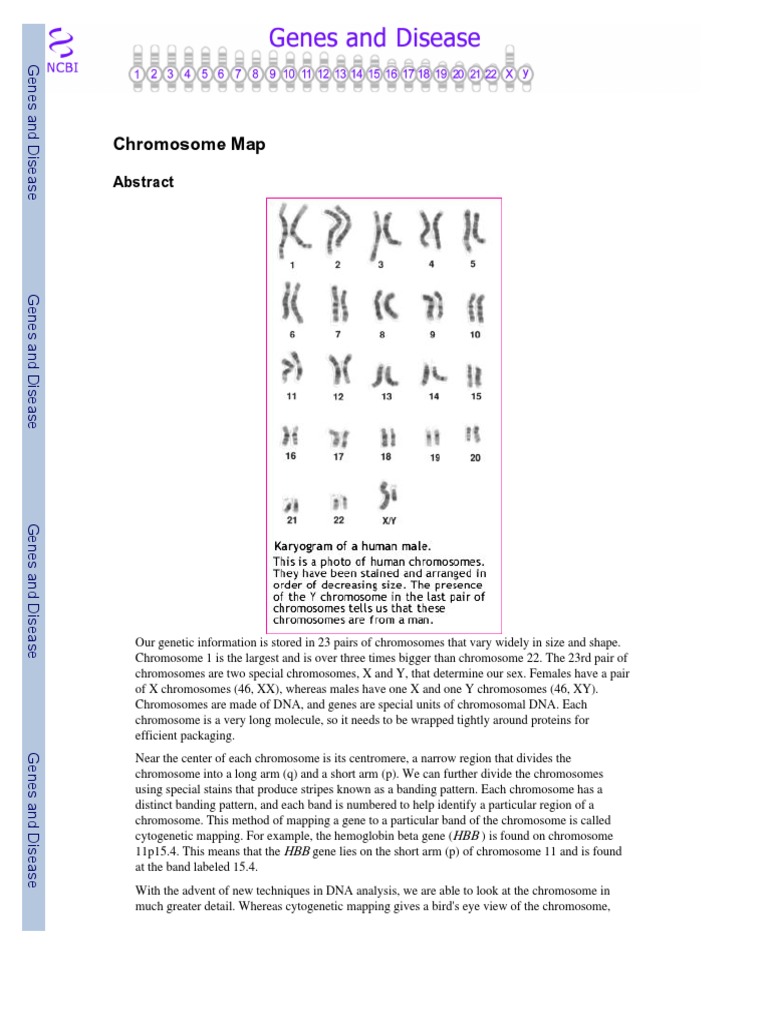 Comprehensive Chromosome Mapping Guide | PDF | Chromosome | Gene