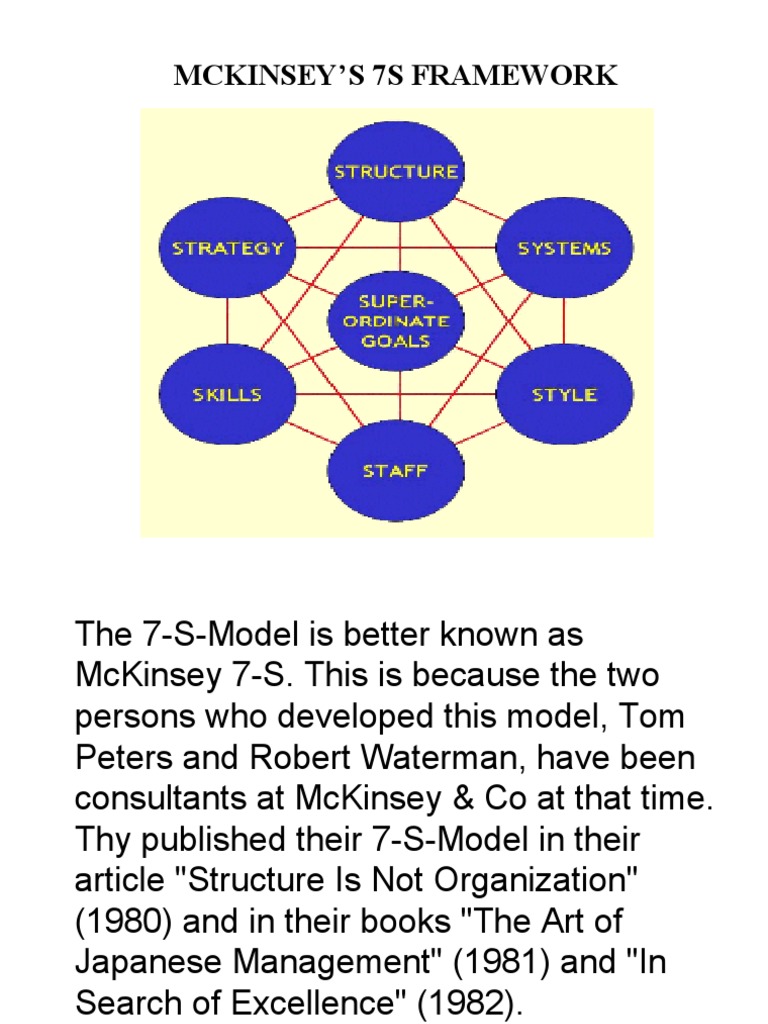 McKinsey 7S Framework Explained | PDF | Career & Growth