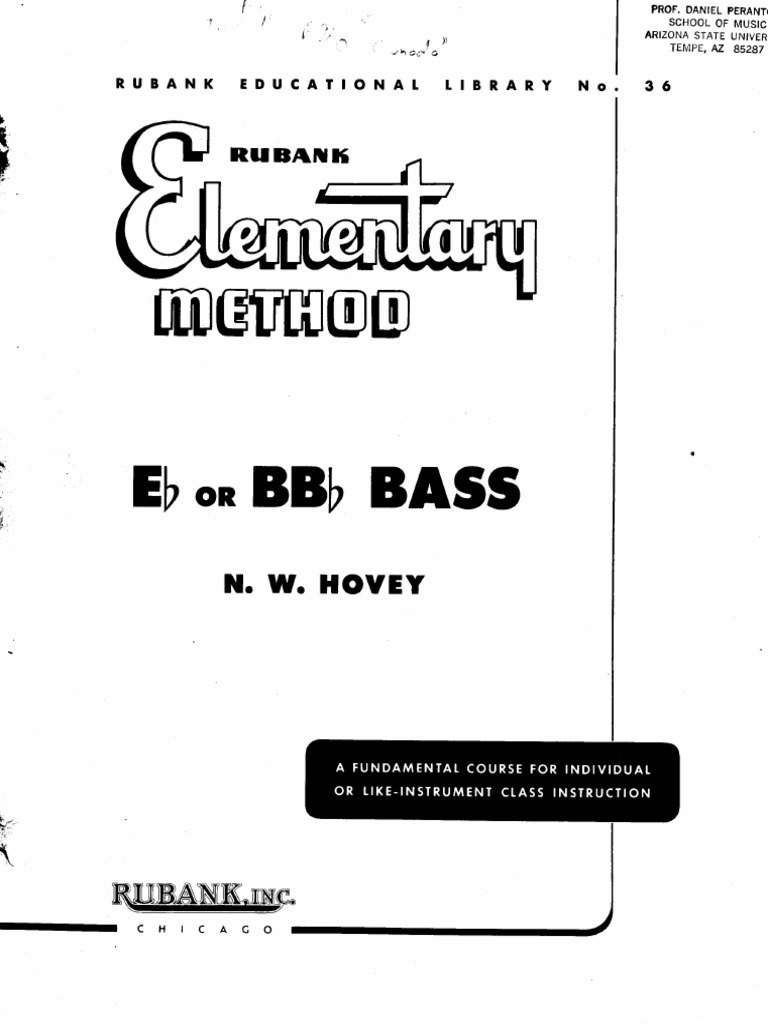 Rubank Elementary Method-Tuba PDF | PDF