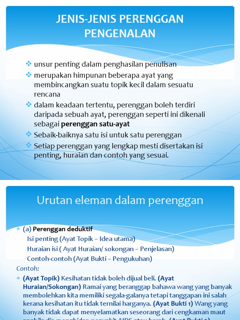 Jenis Perenggan | PDF