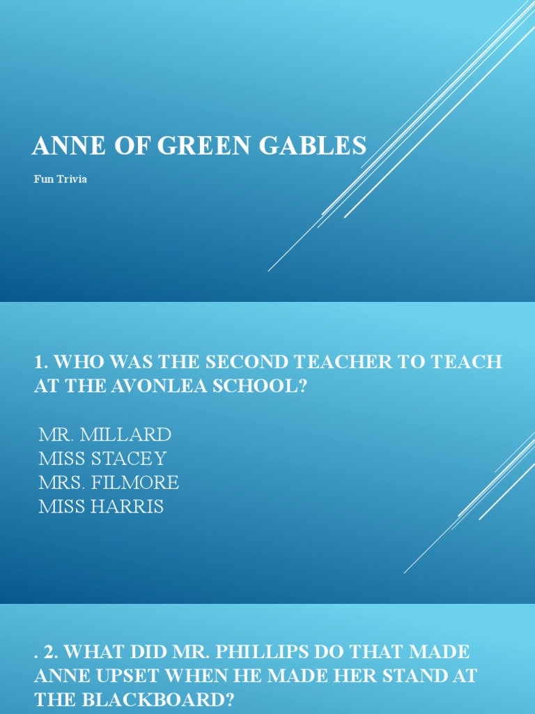 Anne of Green Gables | PDF | Anne Of Green Gables