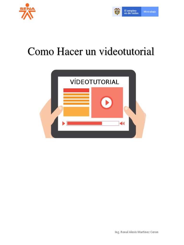Taller 2 Como Hacer Un Videotutorial | PDF | Multimedia | Youtube