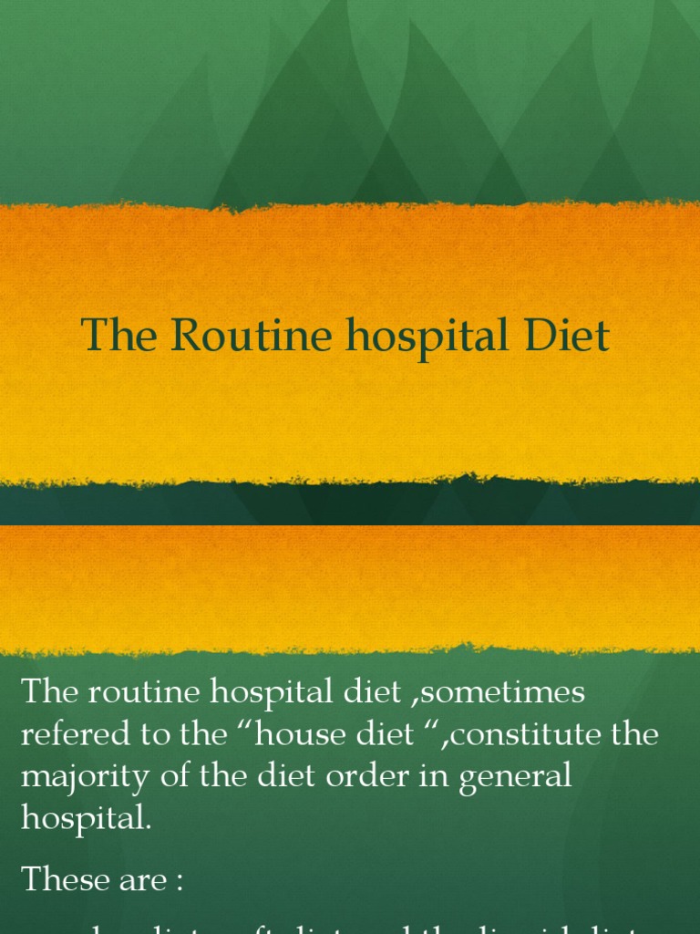 Hospital Diet Guidelines Pdf: Hospital Diet Guidelines – JKEI