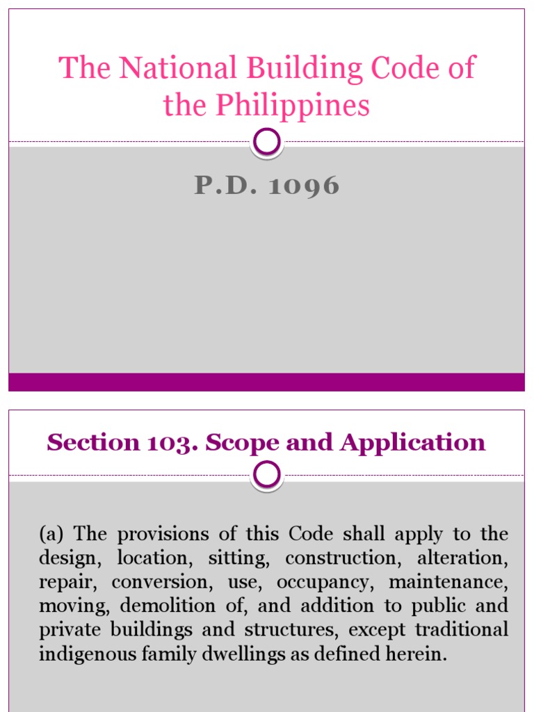 National Building Code of the Philippines | PDF | Sanitation | Sanitary ...