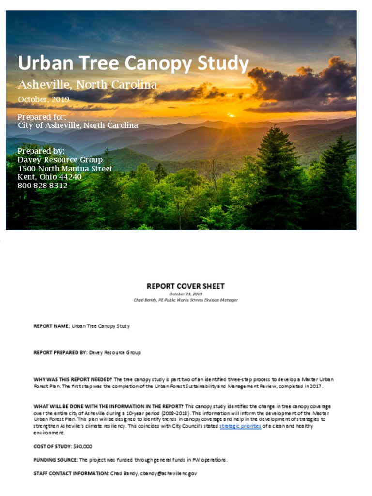 Urban Tree Canopy Study Download Free Pdf Air Pollution Forestry