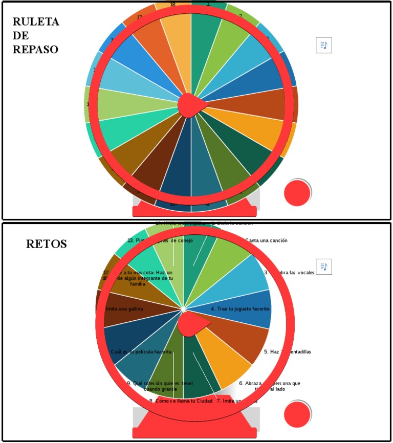 Actividad Ruleta | PDF