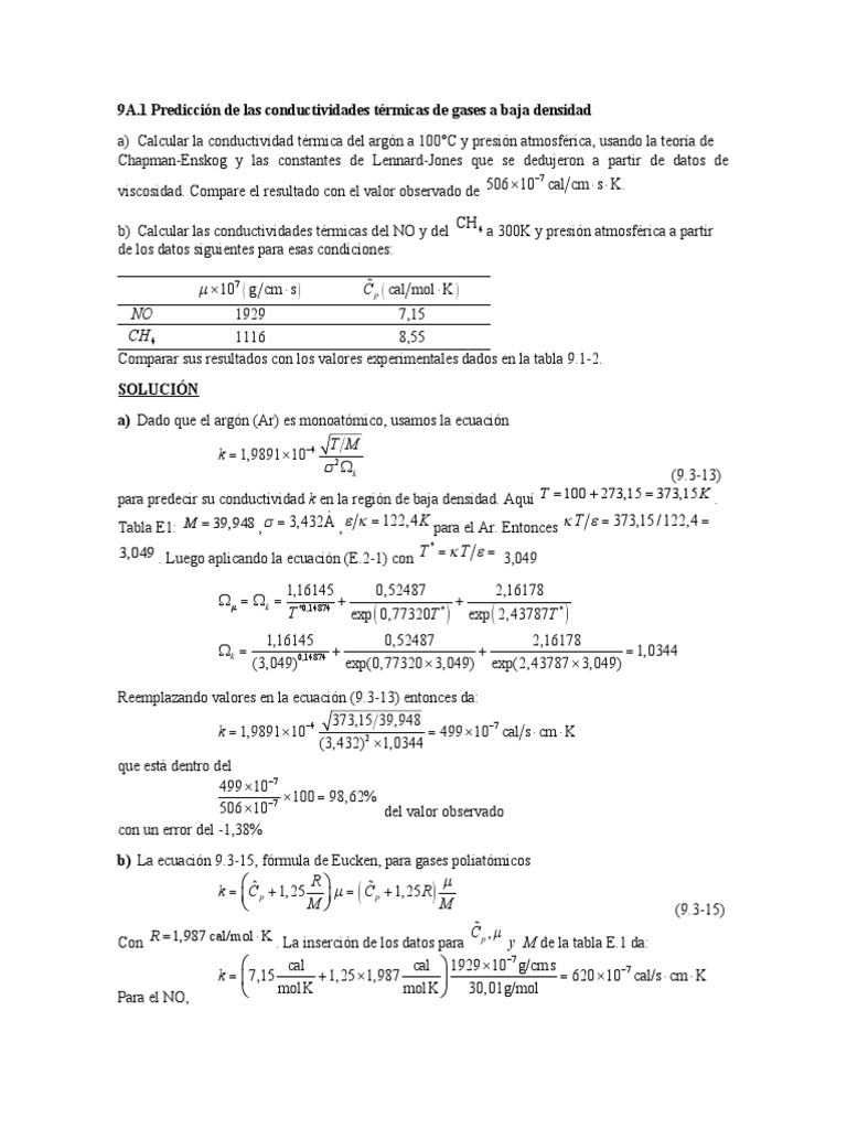Problemas Cap 8 | PDF | Gases | Cantidad