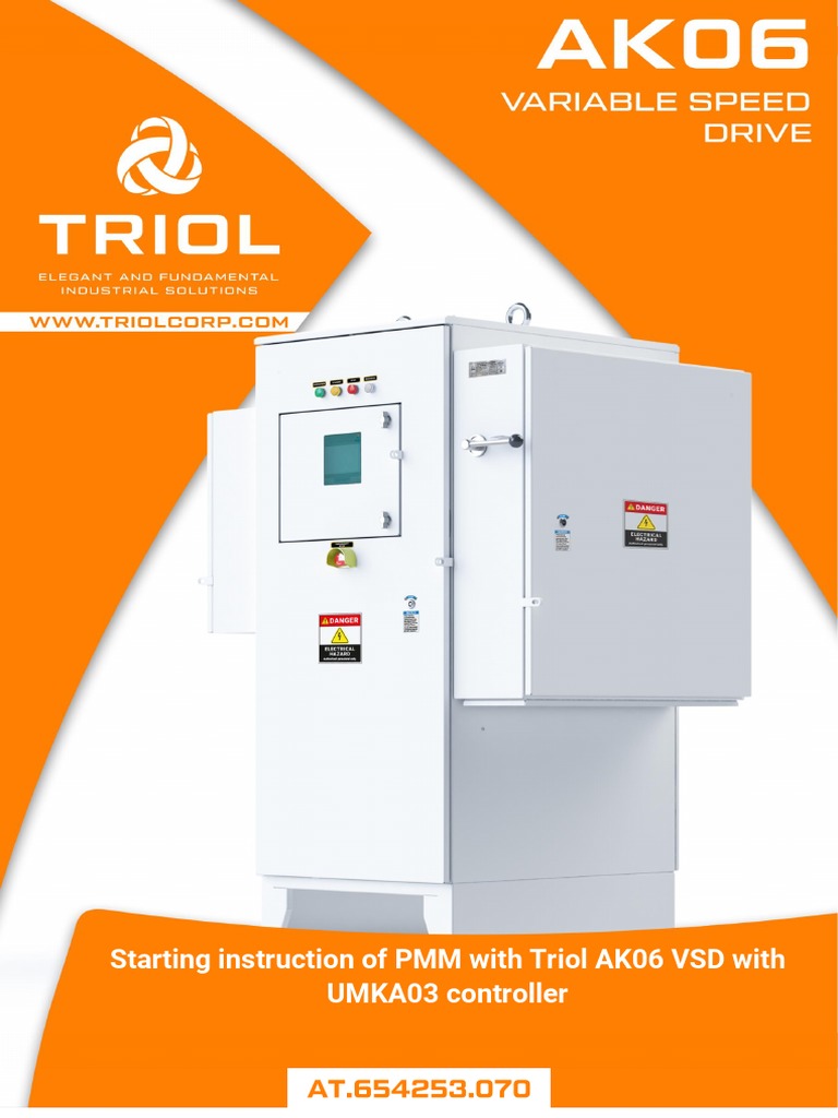 Triol AK06 VSD Setup Guide | PDF | Electric Motor | Transformer